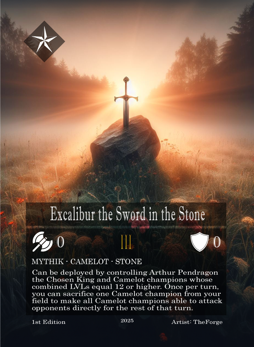 excalibur-fullart – Mythik TCG – The Best Mythology Card Game