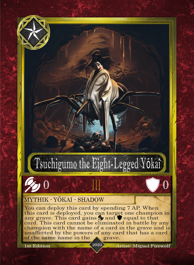 tsuchigumoyokai – Mythik TCG – The Best Mythology Card Game